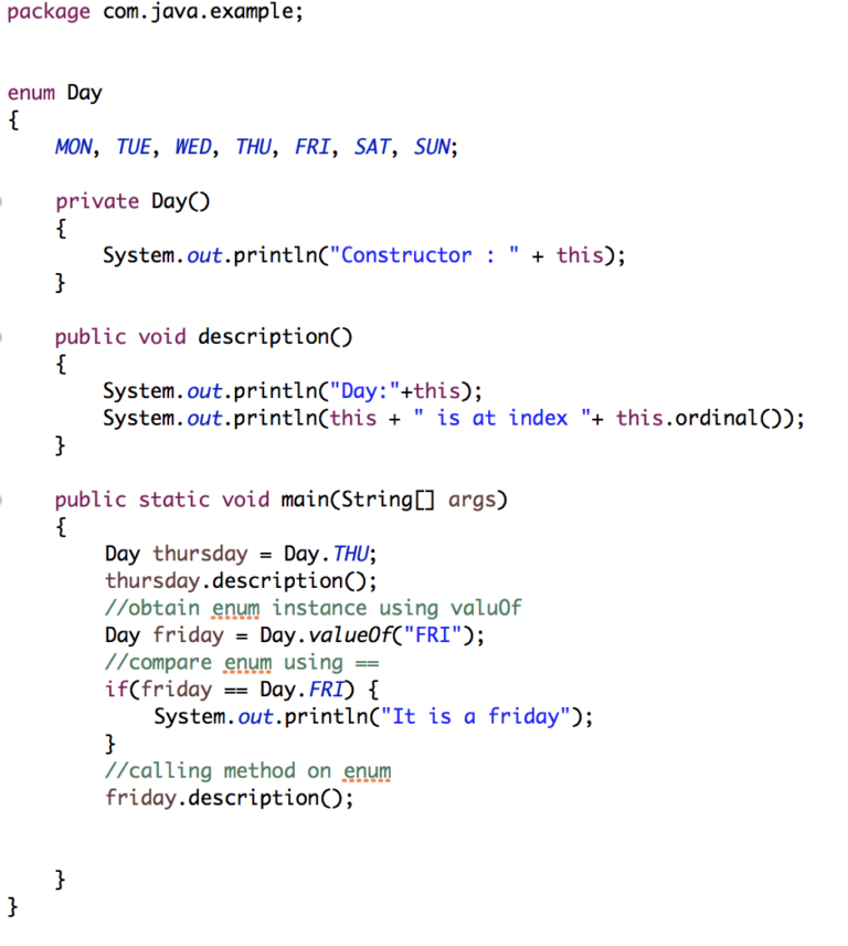 Java Enums With Example Javagyansite Java Enums With Example Javagyansite