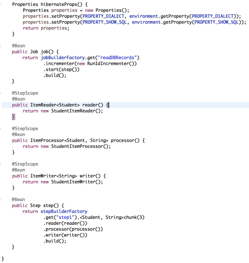 Spring Batch with Example - Javagyansite