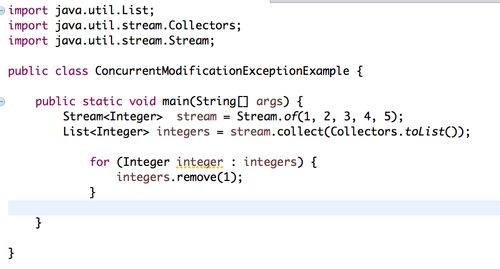 List of Unchecked Exception in Java